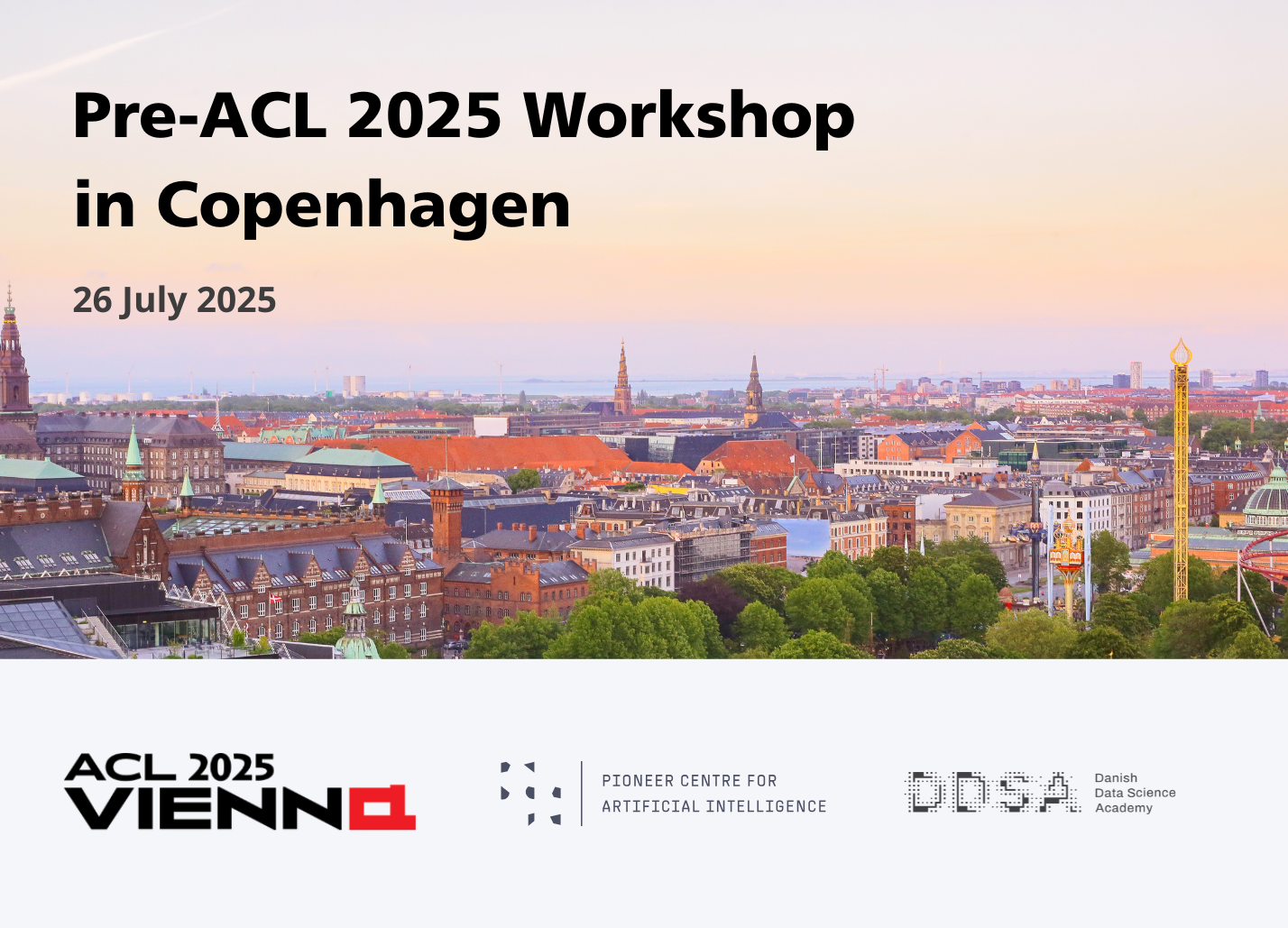Pre-ACL 2025 Workshop | Event | Pioneer Centre for Artificial Intelligence